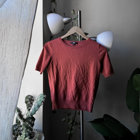 Uniqlo | Tops | Uniqlo Wool Sweater Top | Poshmark